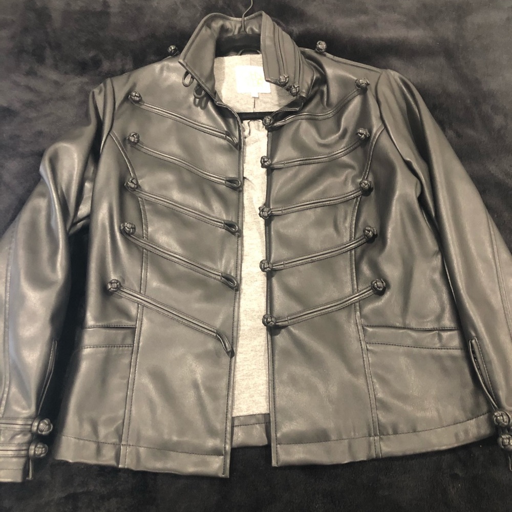 Chaser Soft Black Vegan Leather Jacket - Medium - Gem